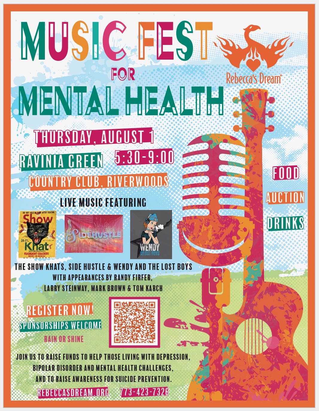 Join us for Music Fest for Mental Health! – Rebecca's Dream